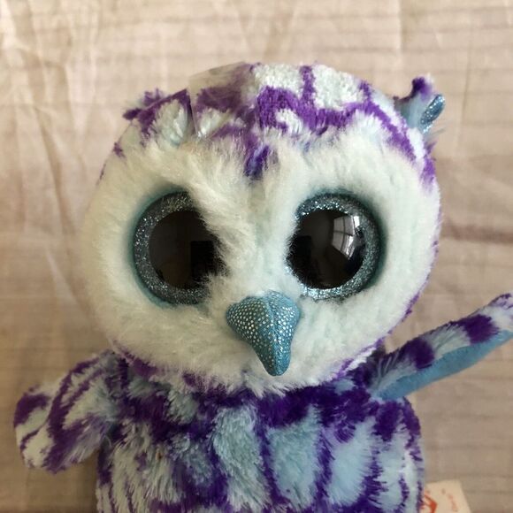 Ty | Bird | Ty Beanie Boo Oscar Owl Bird 25 Purple 6 Inches Plush Doll ...